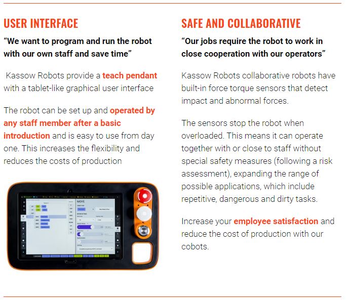 Kassow Robots – 7-AXIS COLLABORATIVE COBOT - KR810
