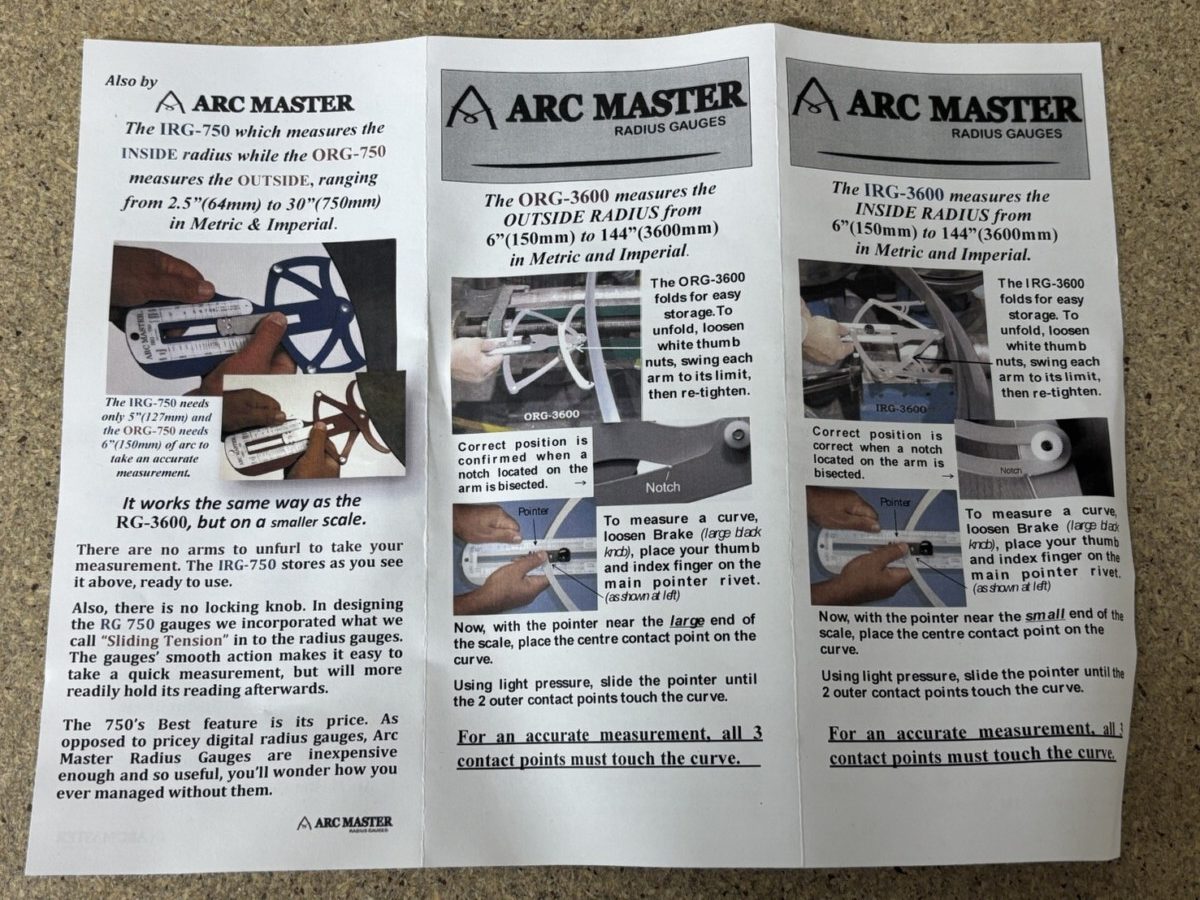 Enhance Precision with ARC MASTER Radius Gauge Sets