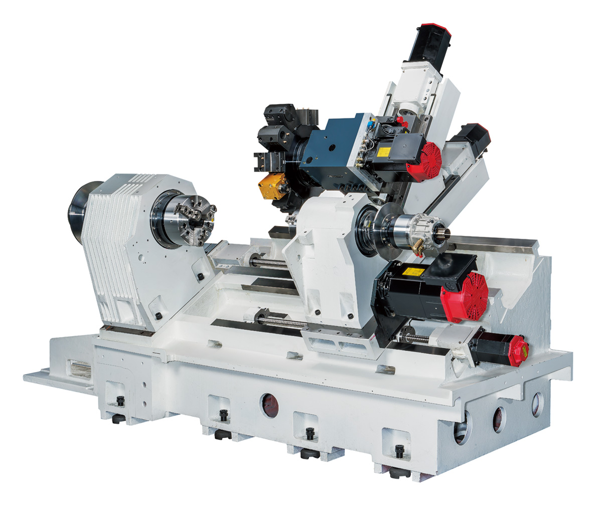 HANNSA YTH-121100 Heavy Duty CNC Lathe / Box Ways on 2 Axes