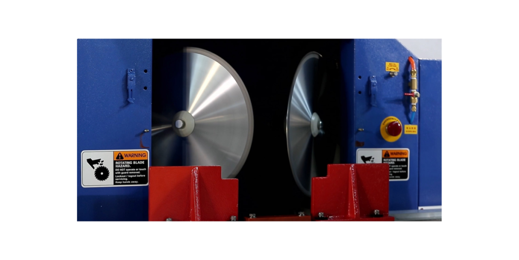 JIH 14 A/B Type 45° Double Blade Angular Sawing Machine Series