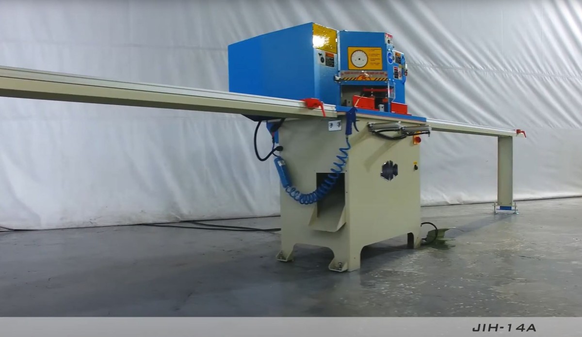 JIH 14 A/B Type 45° Double Blade Angular Sawing Machine Series