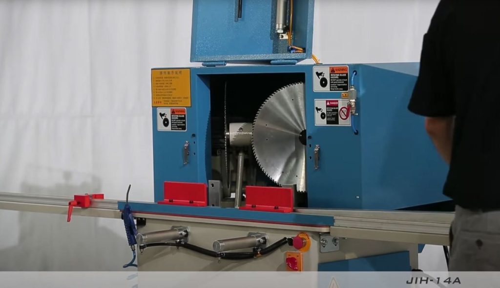 JIH 14 A/B Type 45° Double Blade Angular Sawing Machine Series