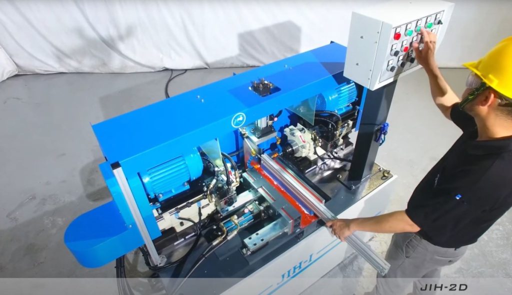 JIH-2D – Double Head Drilling Machine - Delahenty Machinery