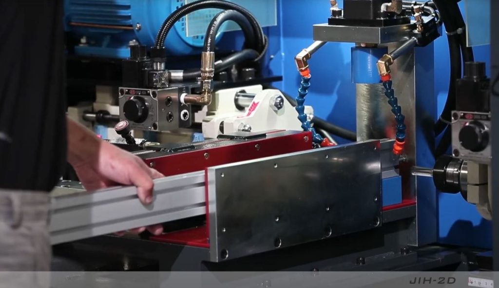 JIH-2D – Double Head Drilling Machine - Delahenty Machinery