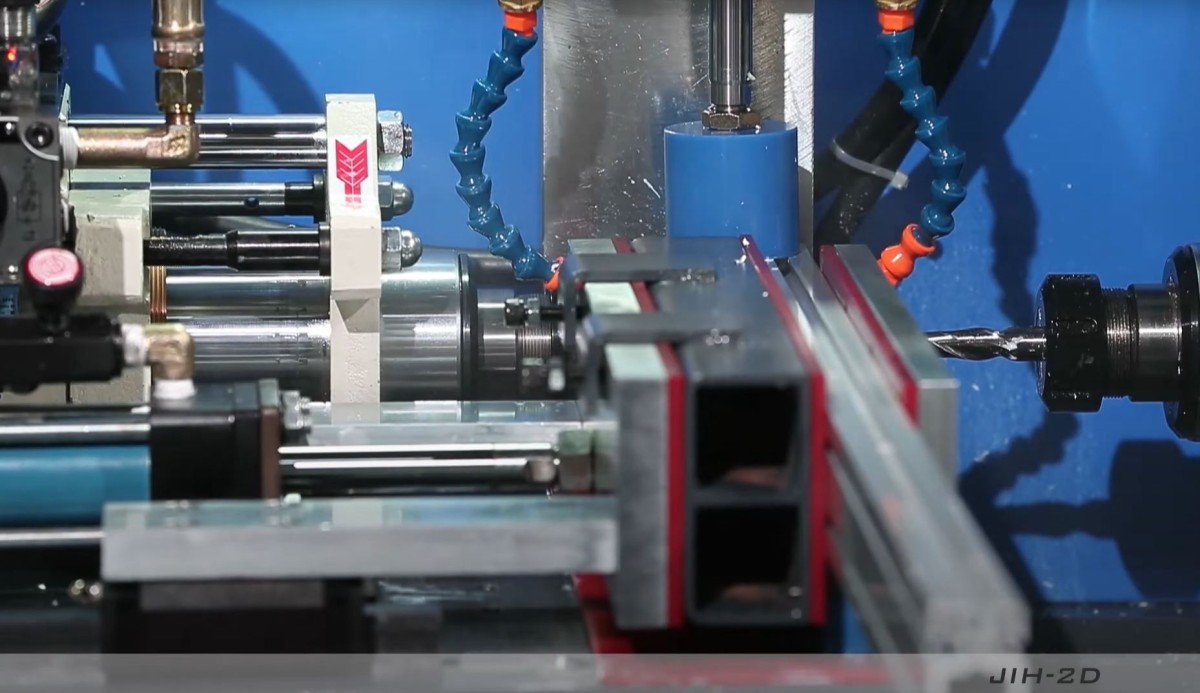 JIH-2D – Double Head Drilling Machine - Delahenty Machinery