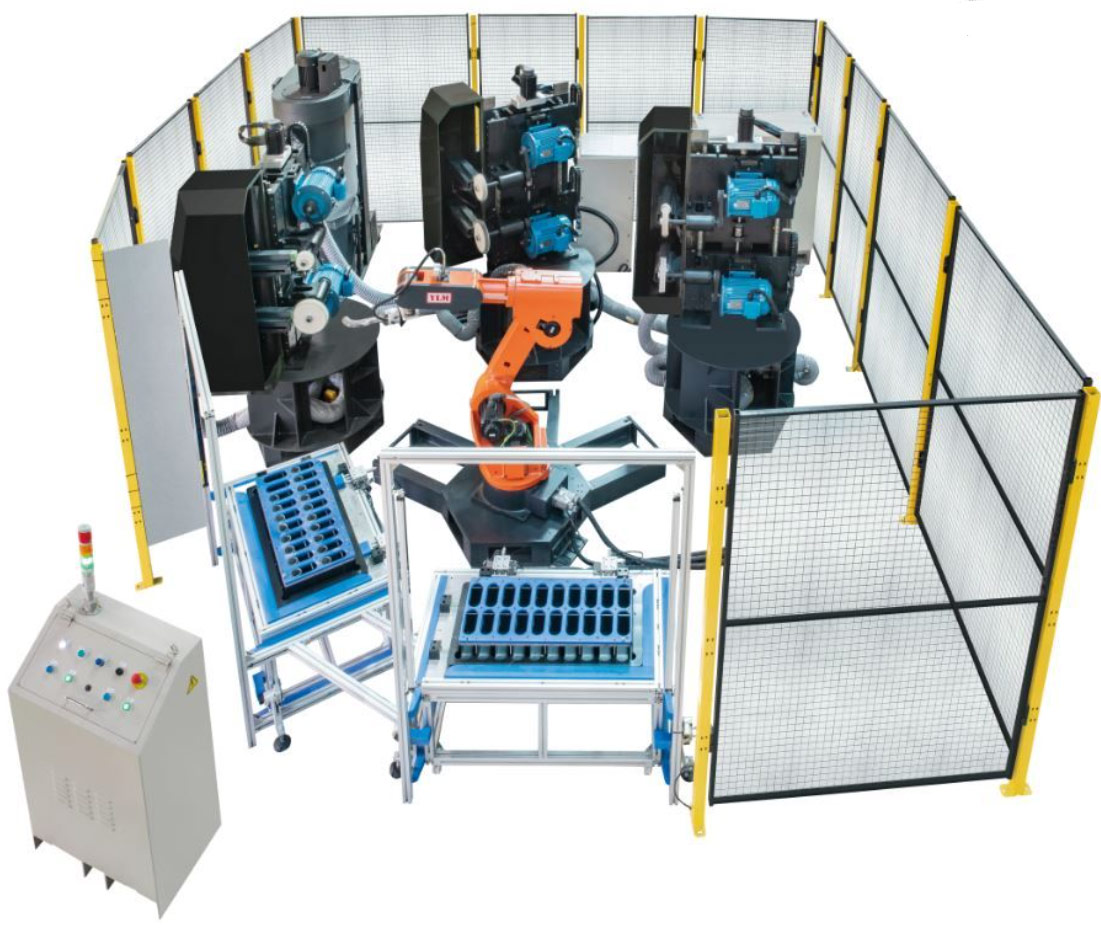 YLM - 6 Axes Articulated Robot - Polishing Work Cell