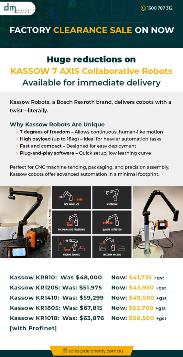 Kassow Robot Sale On Now | Factory Clearance